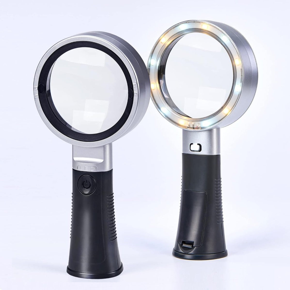 Magnipros 10X Magnifying Glass With Lights - Non Slip Ergonomic Standi ...