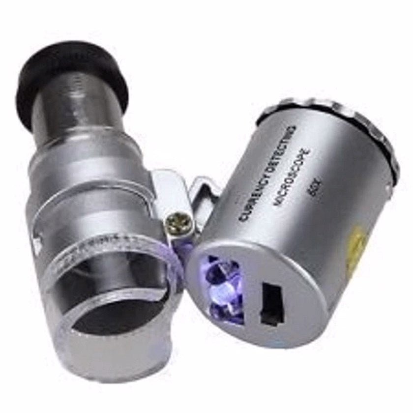 60X Handheld Mini Pocket Microscope with LED Light — Magnifying.com.au
