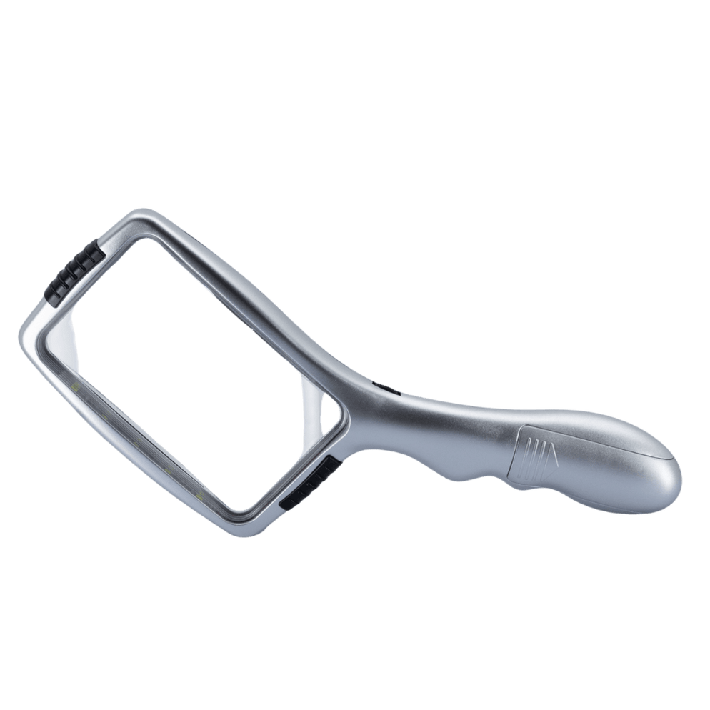 3X Rectangular LED Hand Magnifier — Magnifying.com.au